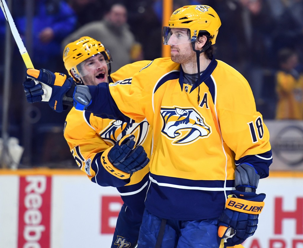 NHL Reinstates Nashville Predators' Austin Watson