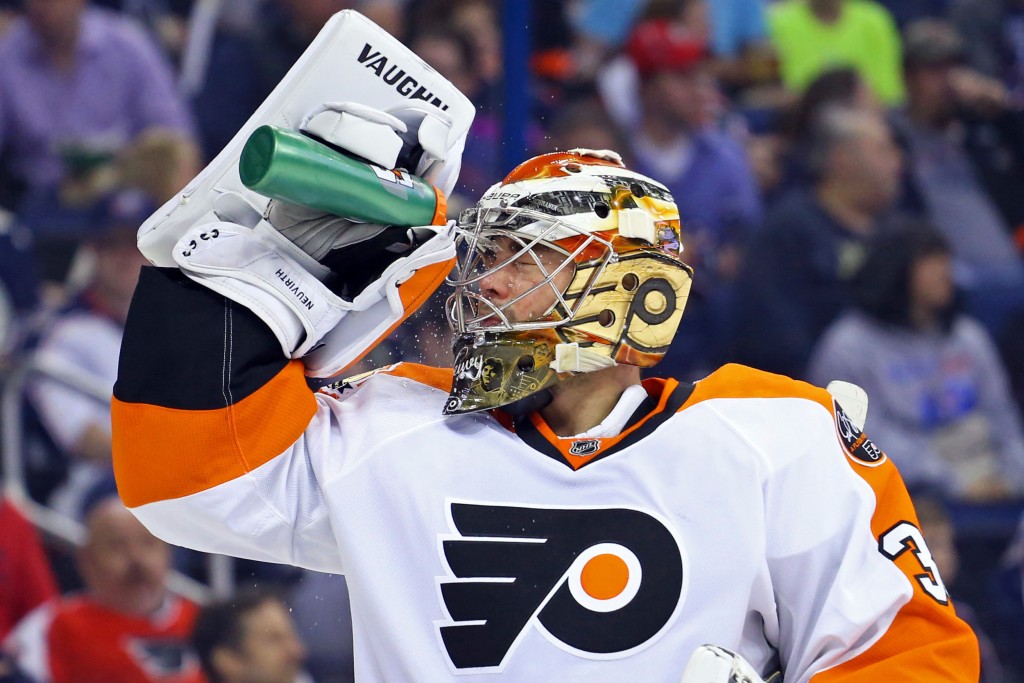 Flyers' Michal Neuvirth Leaves Game After Collapsing On Ice