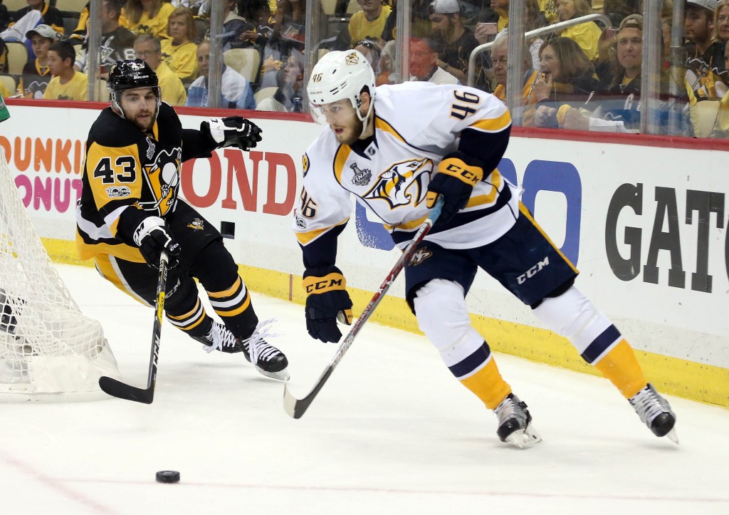 Pontus Aberg Signs With Nashville Predators