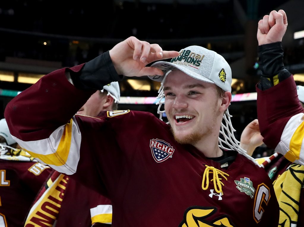 Boston Bruins Sign Karson Kuhlman To Entry-Level Contract