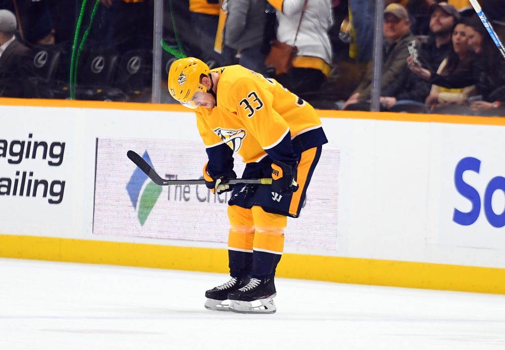 Nashville's Viktor Arvidsson Expected To Miss 4-6 Weeks