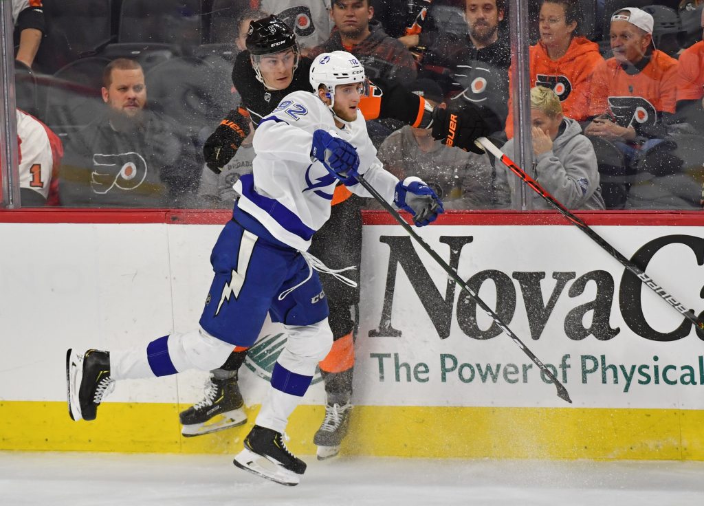 Tampa Bay Lightning Sign Alexander Volkov, Mathieu Joseph