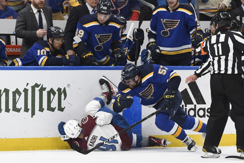 David Perron Fined For Cross-Checking