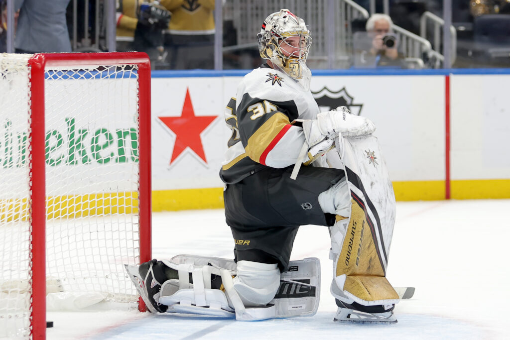 Logan Thompson Out Week-To-Week, Vegas Recalls Laurent Brossoit