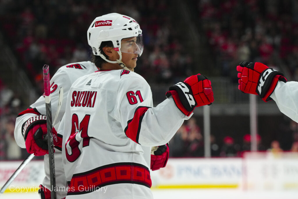 Hurricanes Re-Sign Ryan Suzuki To Two-Way Deal