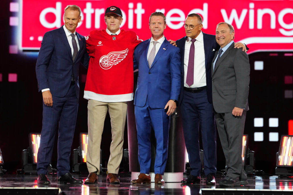 Red Wings Sign First-Rounder Michael Brandsegg-Nygård