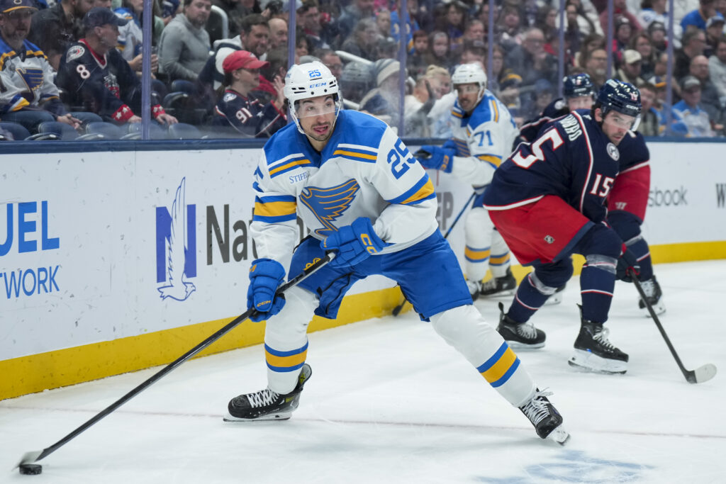 Blues Activate Jordan Kyrou And Jimmy Snuggerud